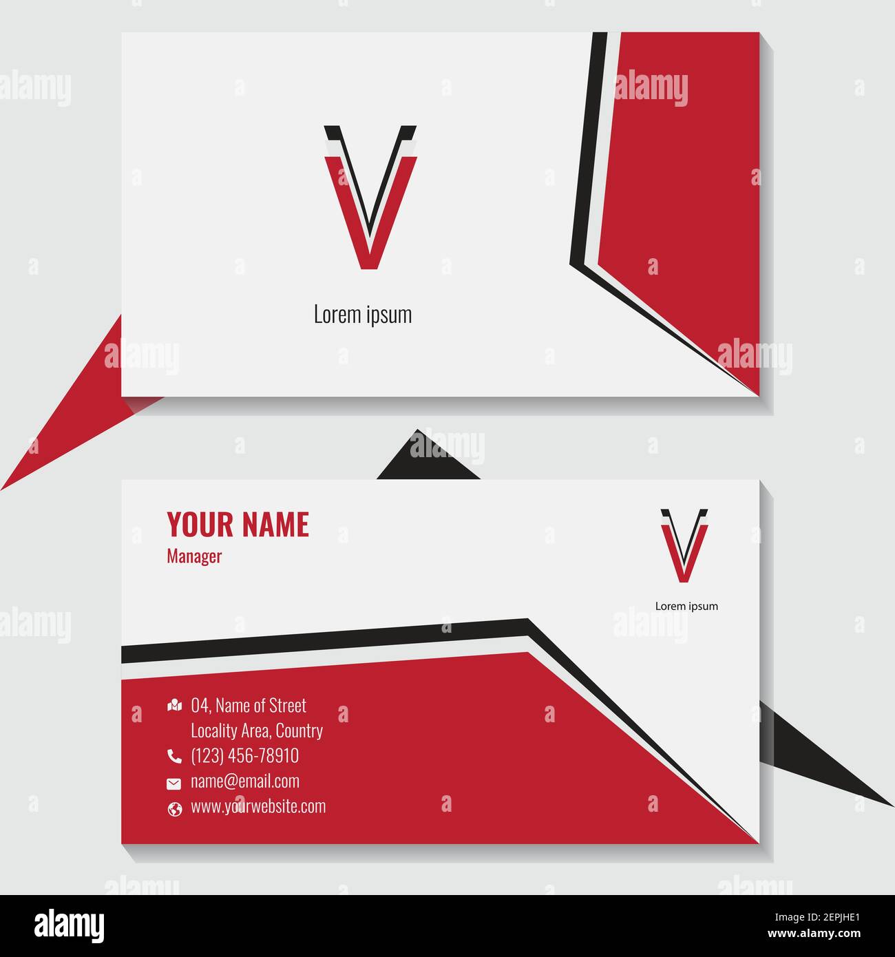 Visiting card logo hi-res stock photography and images - Alamy