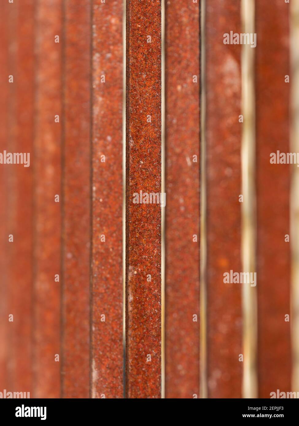 BACKGROUND TEXTURE - Rusty iron bars on an old wrought iron gate with ...