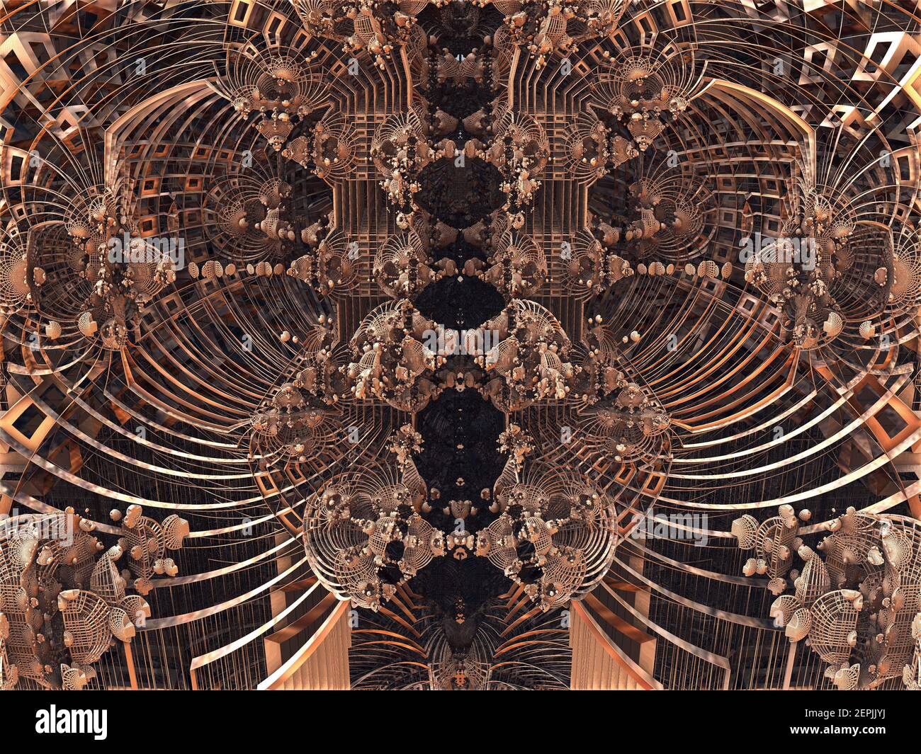 Abstract background with detailed 3D render for creative design Stock ...