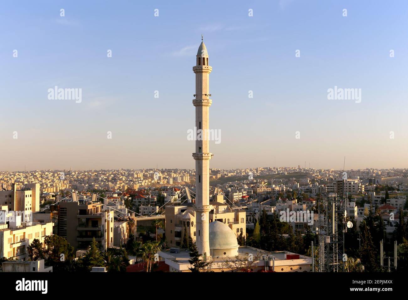 Mosques architecture in Amman, Jordan, Middle East Stock Photo - Alamy