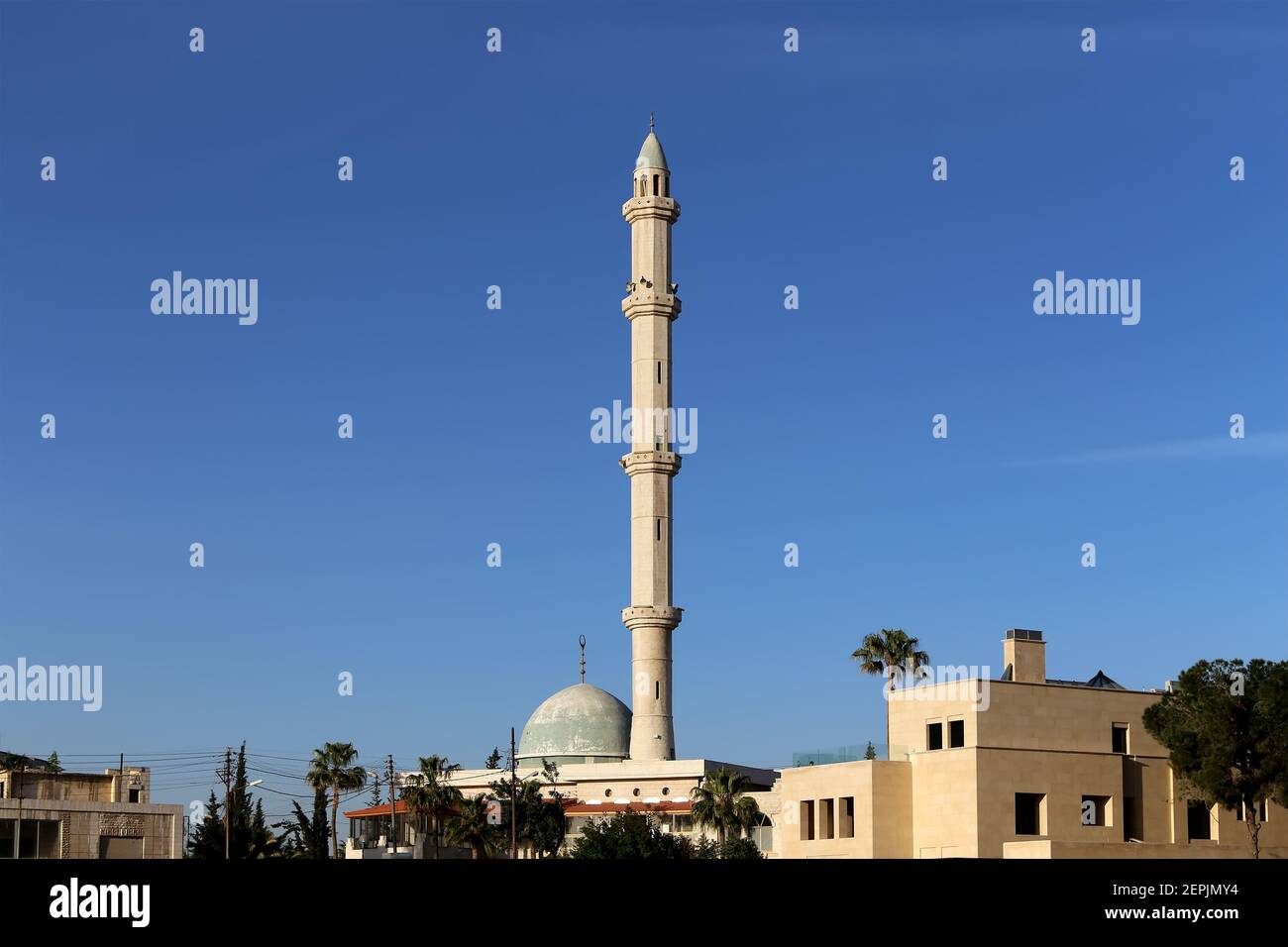 Mosques architecture in Amman, Jordan, Middle East Stock Photo - Alamy