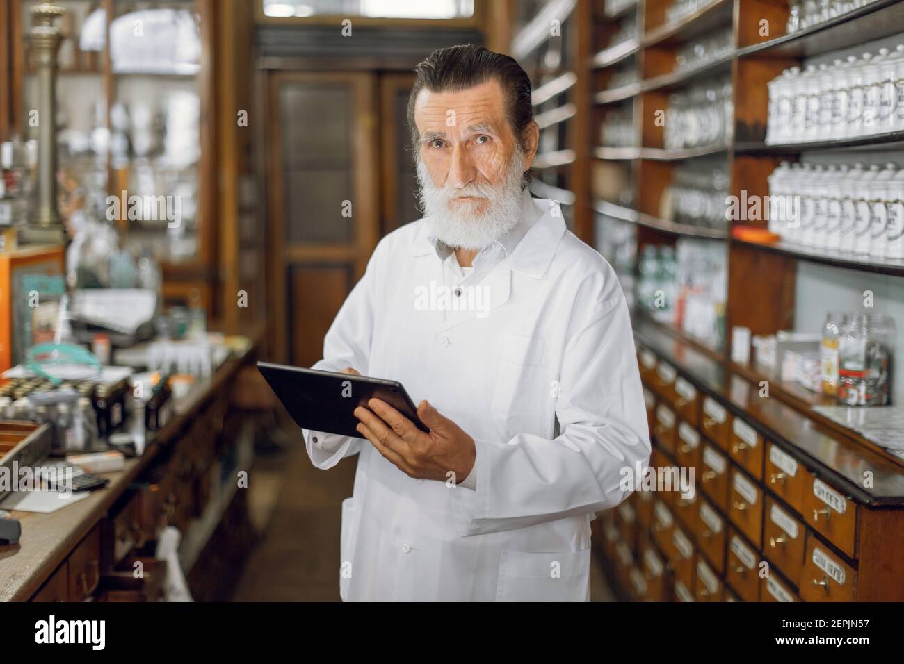 Interior ancient drugstore hi-res stock photography and images - Alamy