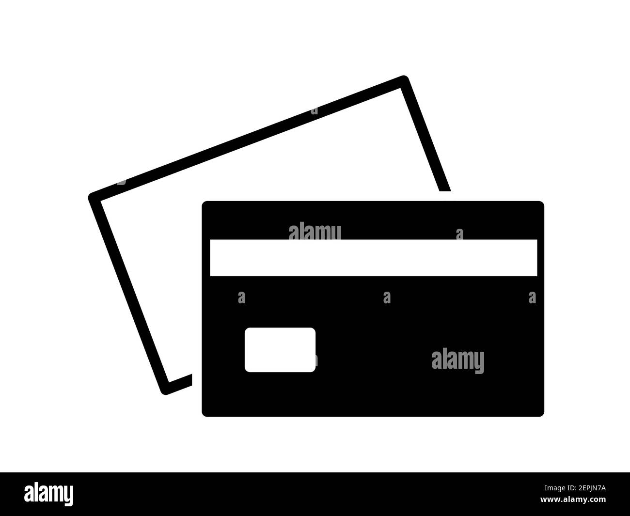 Contactless card icon credit Black and White Stock Photos & Images - Alamy