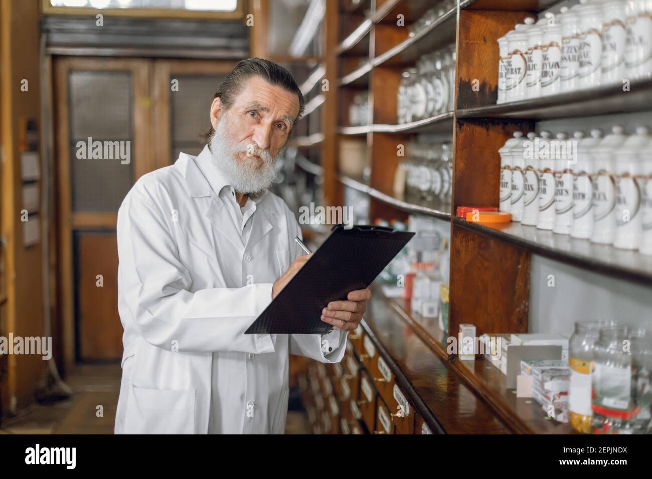 Old chemist shop interior hi-res stock photography and images - Alamy