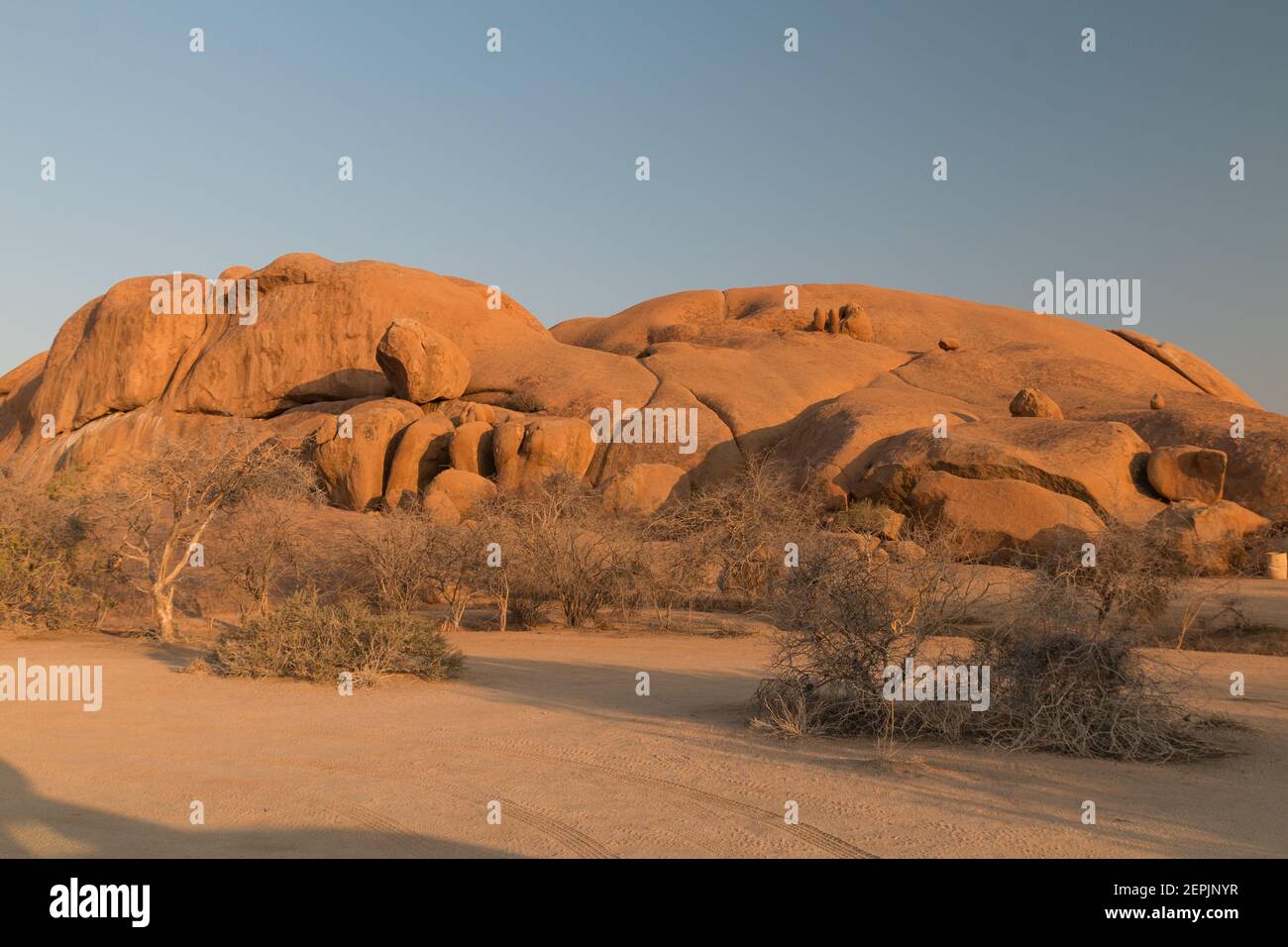 Spitzkoppe mountain and rock formations, Erongo, Namibia, Africa Stock ...