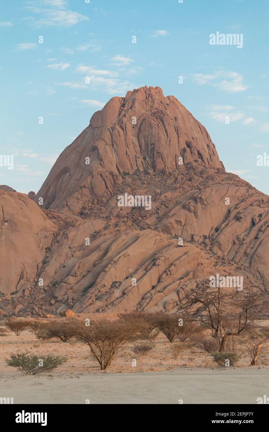 Spitzkoppe mountain and rock formations, Erongo, Namibia, Africa Stock ...