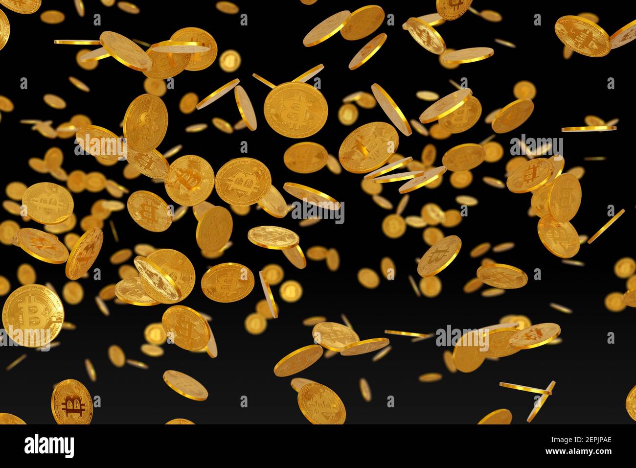 Gold rain illustration hi-res stock photography and images - Alamy