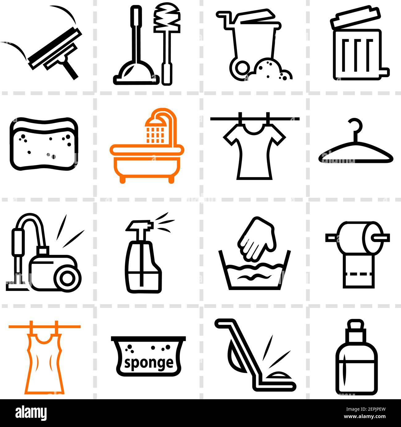 Sponge for washing Stock Vector Images - Alamy