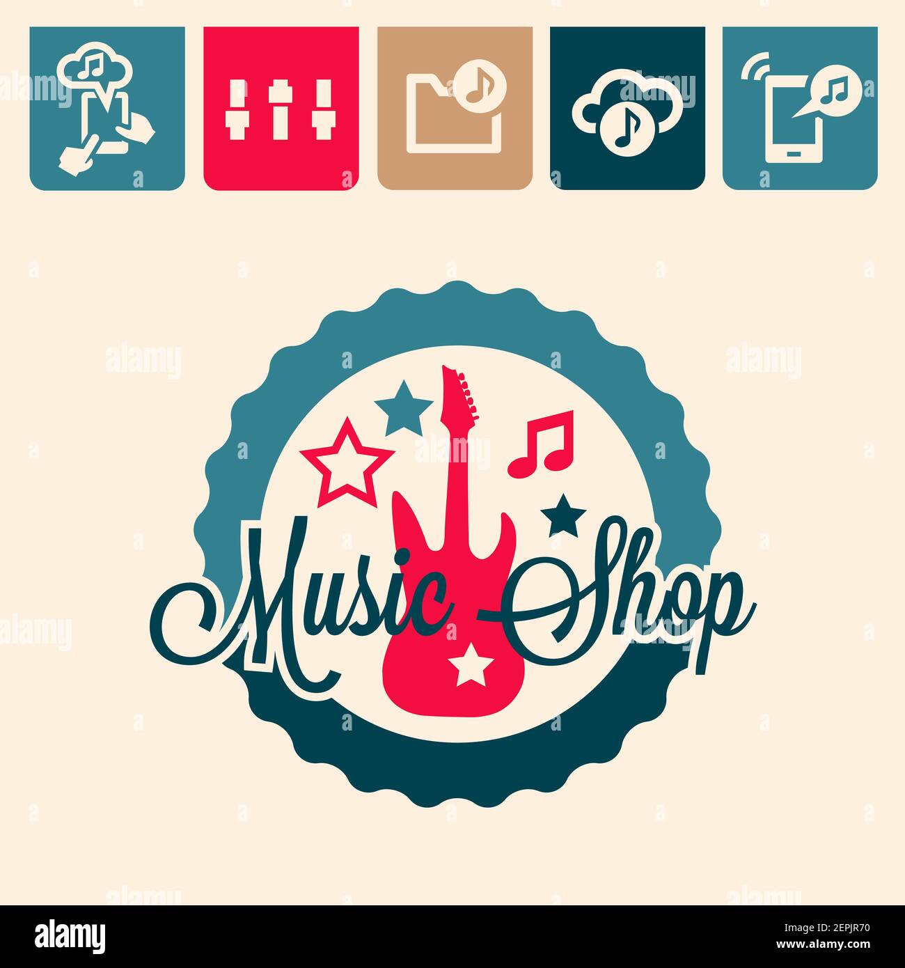 Set play logo vector Stock Vector Images - Alamy