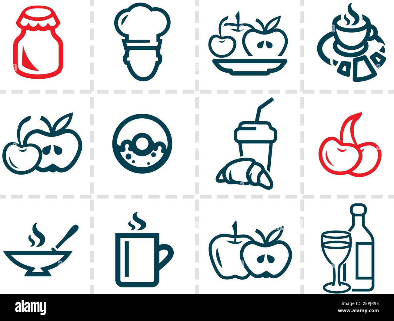 Cutlery vector vectors hi-res stock photography and images - Alamy