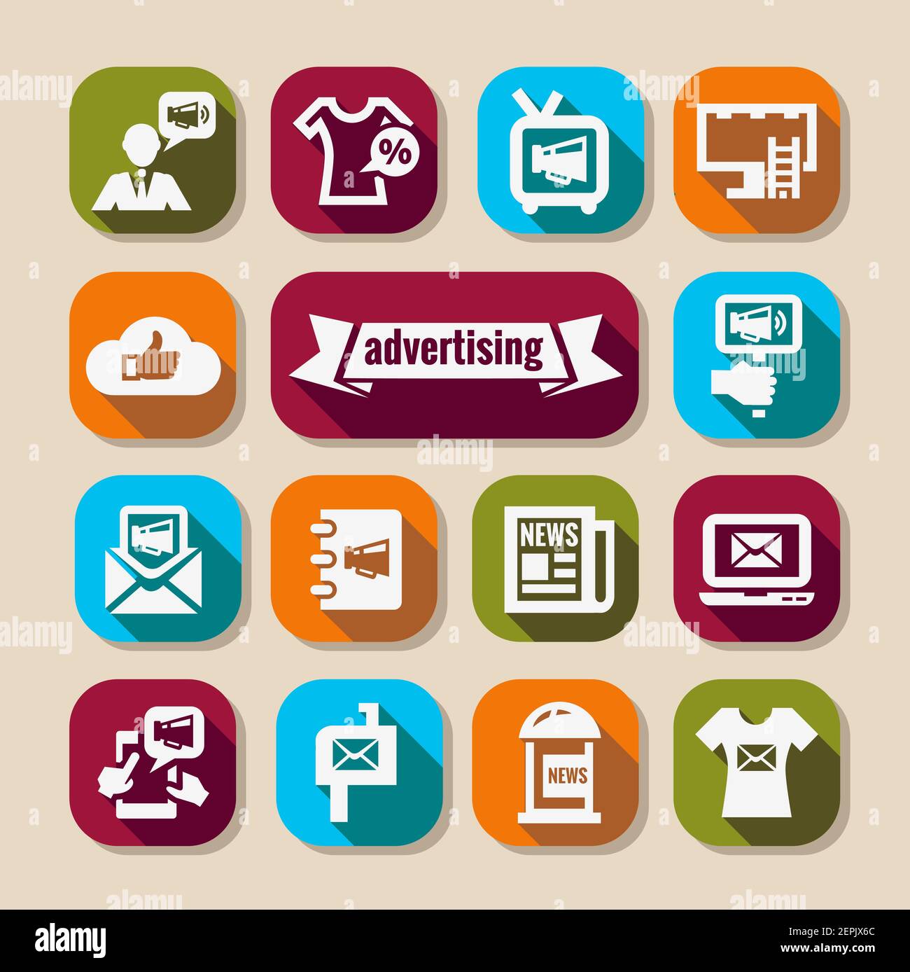 Marketing advertisement vector vectors hi-res stock photography and ...