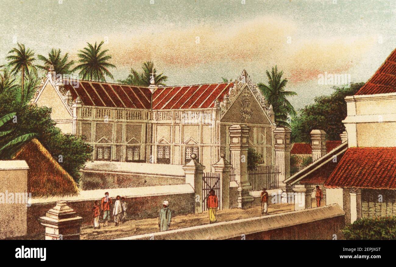 Jerusalem Church in Tranquebar Stock Photo - Alamy