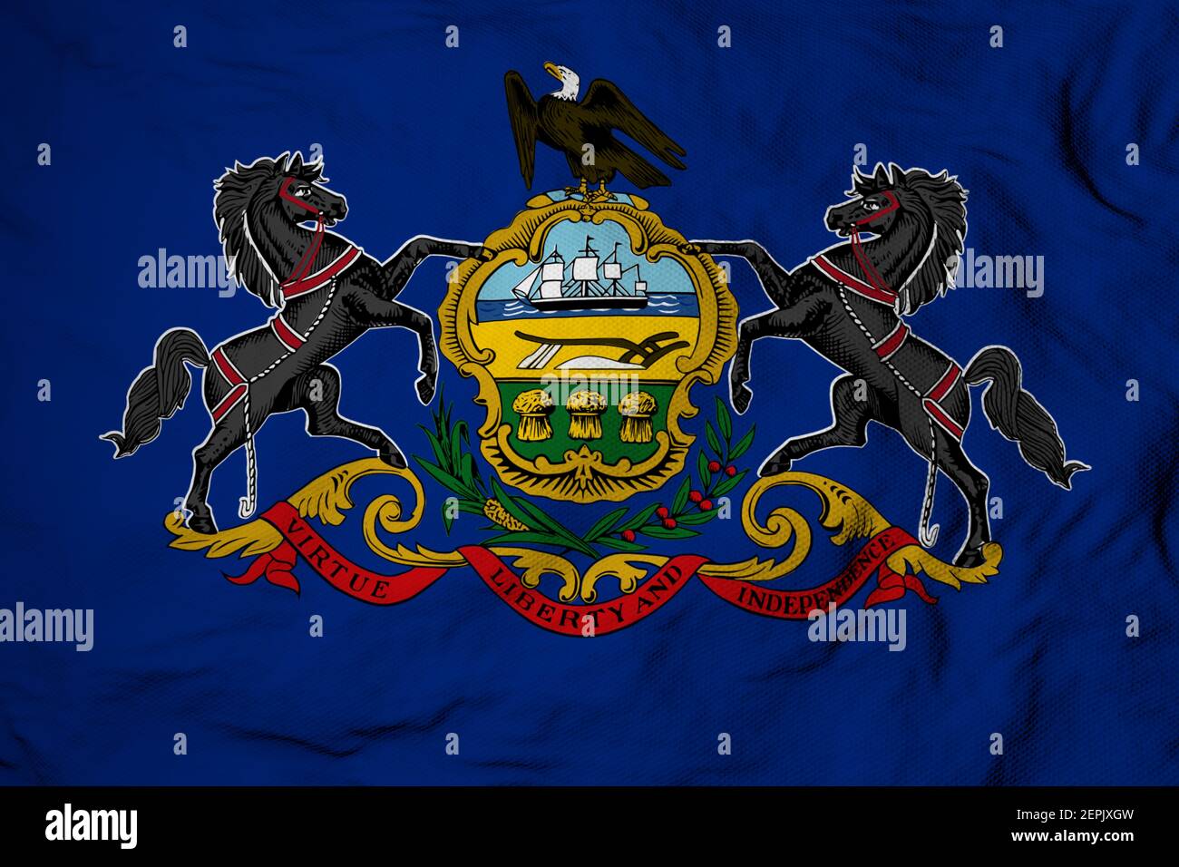Pennsylvania flag hi-res stock photography and images - Alamy