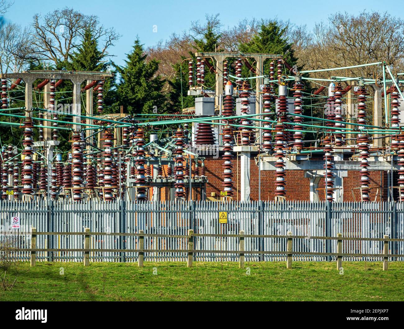 Green power sub station transformer hi-res stock photography and images ...