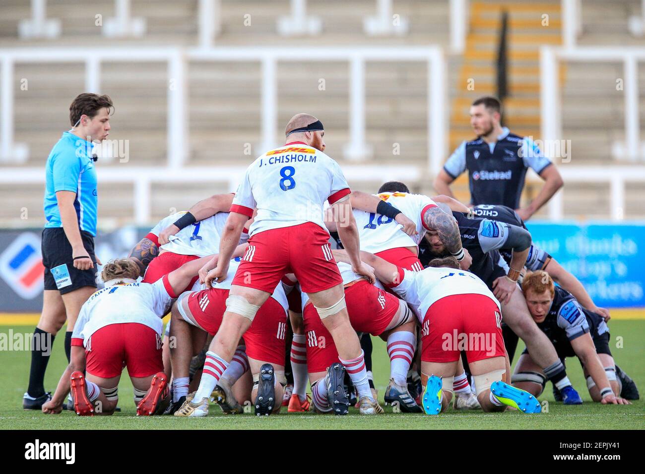 Newcastle rugby scrum hi-res stock photography and images - Alamy