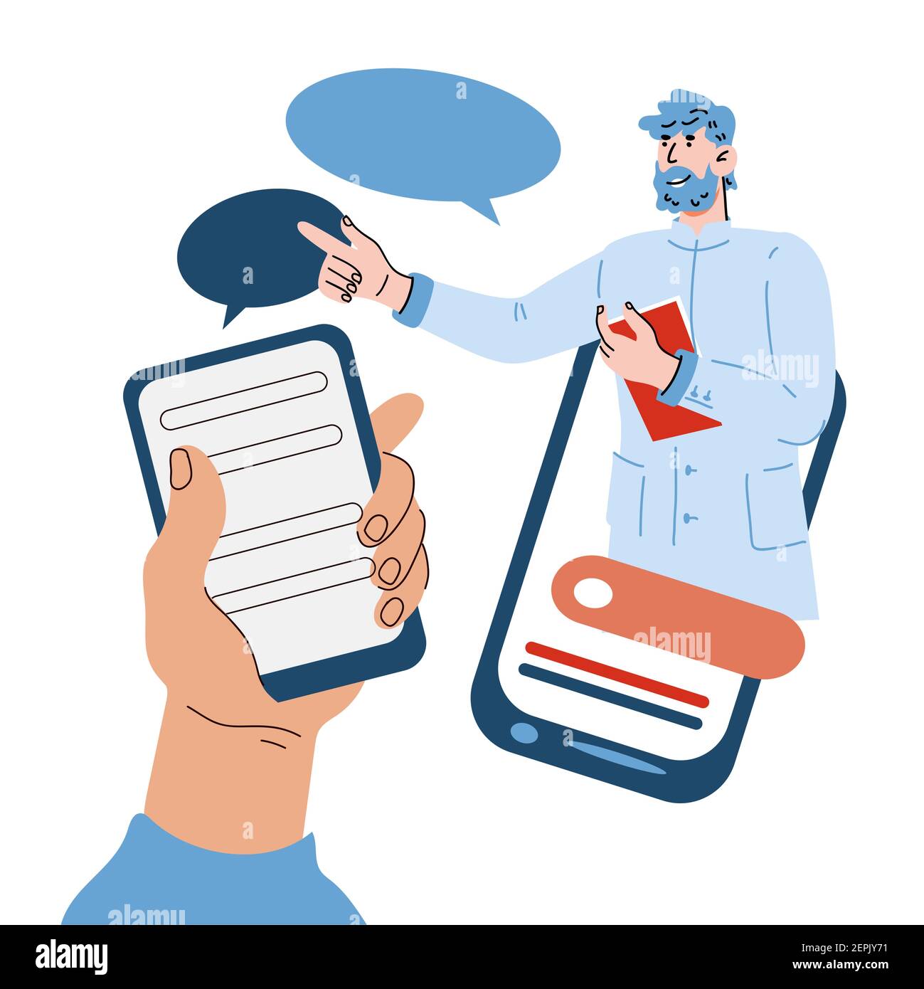 Consultations vector vectors hi-res stock photography and images - Alamy