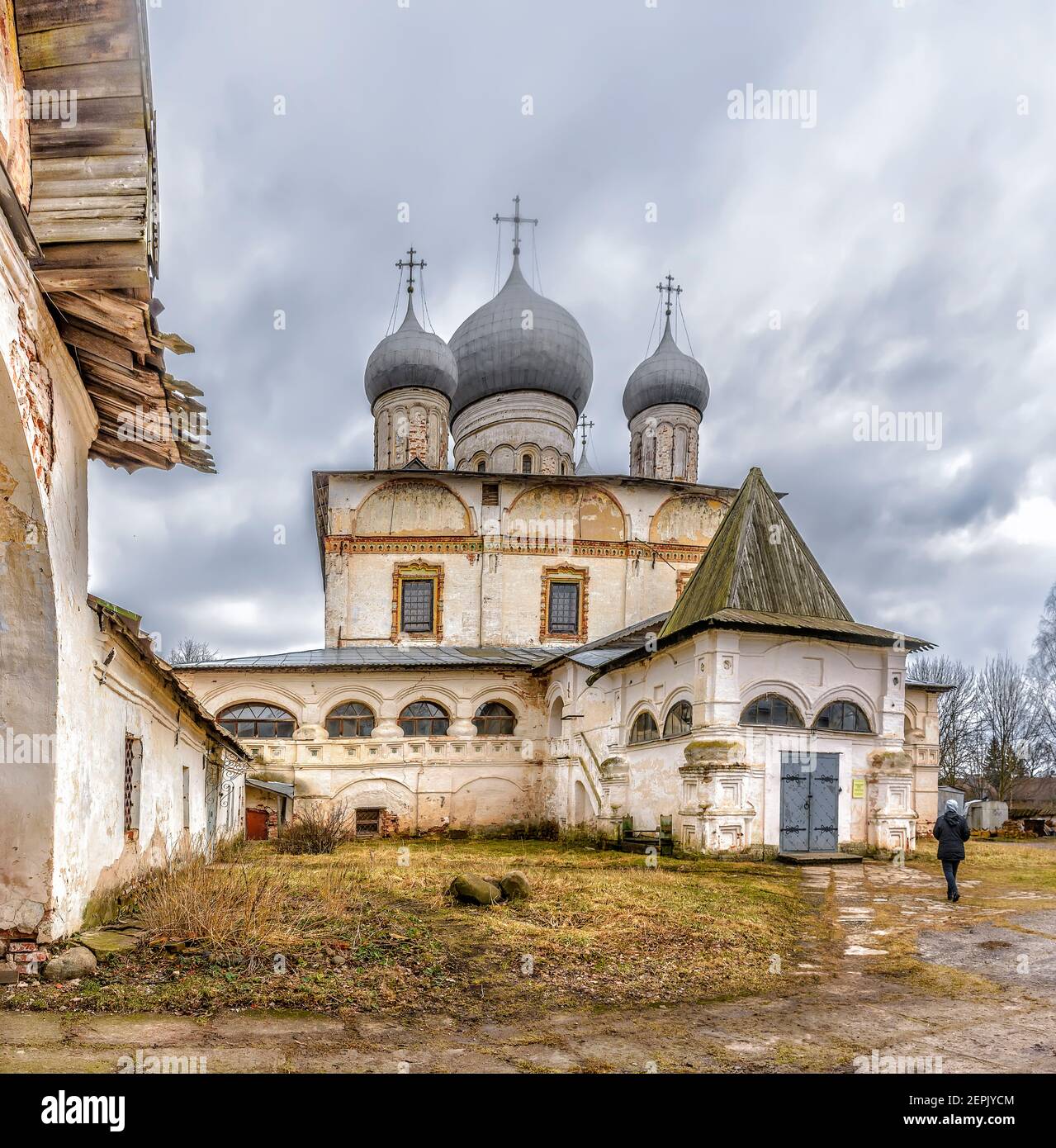 The Cathedral of the Sign is located in Veliky Novgorod near the Church ...