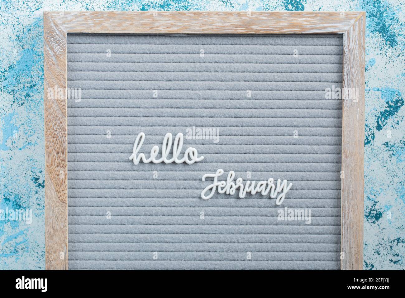 Hello february hi-res stock photography and images - Alamy