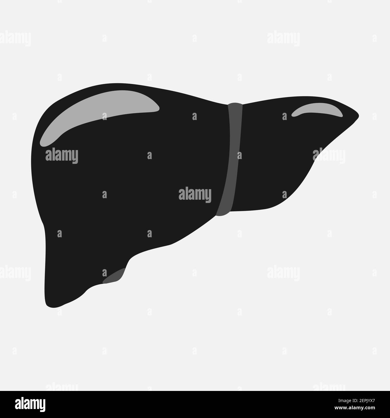 Liver disease concept human Stock Vector Images - Alamy