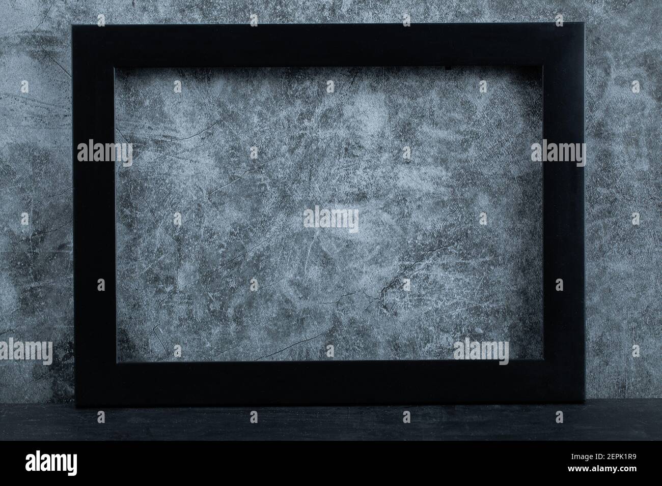 Metallic frame isolated on matte background Stock Photo - Alamy