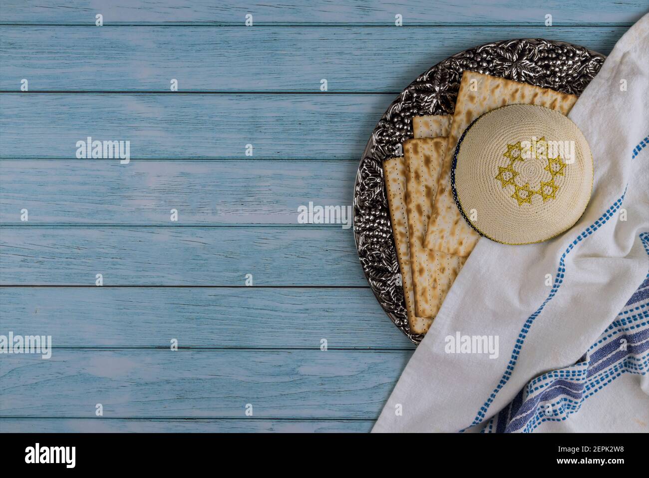 Judaism religious jewish holiday matza on passover Stock Photo - Alamy
