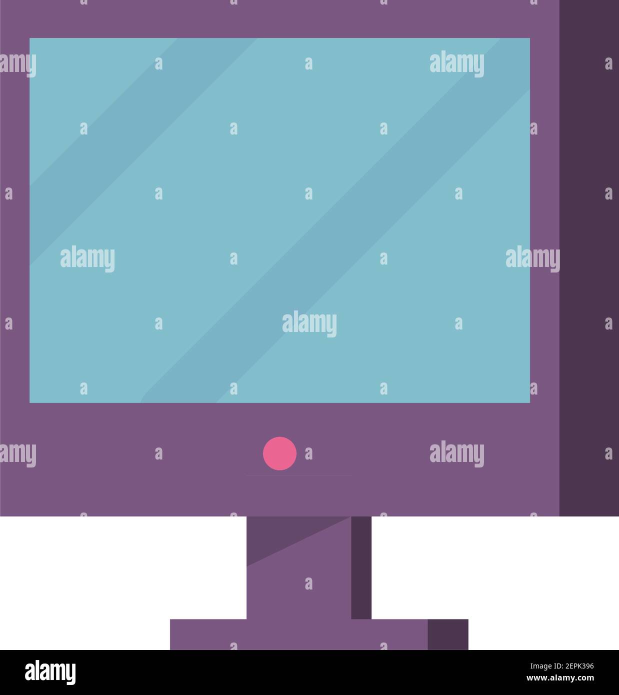 computer on white background design, Digital technology and ...