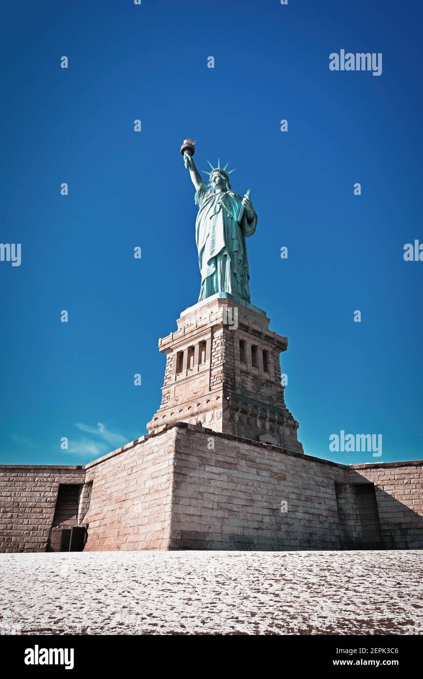 Statue of Liberty, colossal neoclassical sculpture and also known as ...