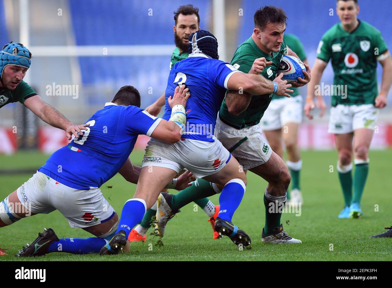 Rome, Lazio. 27th Feb, 2021. Ronan Kelleher of Ireland in action during ...