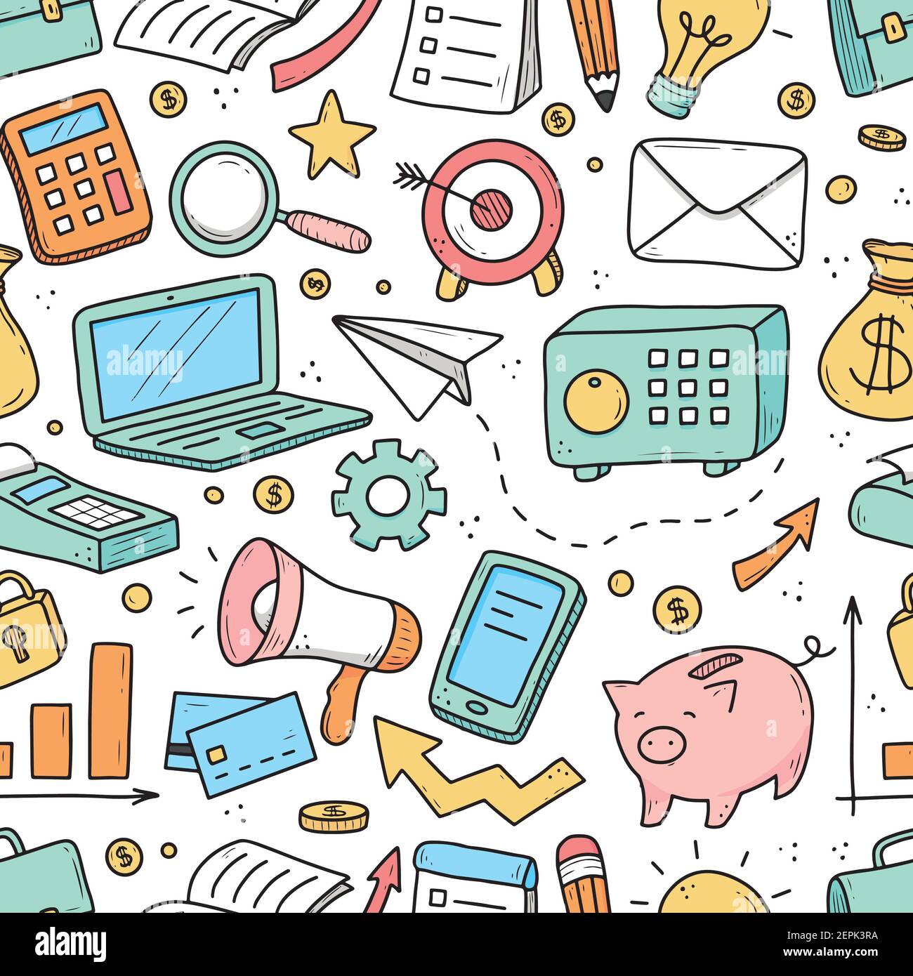 Financial Background Vector