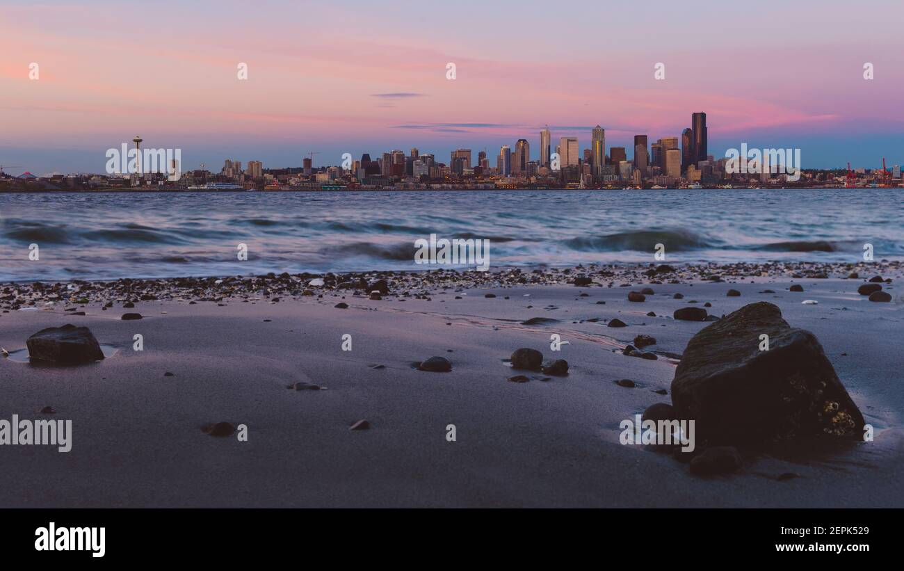Seattle Skyline Cityscape Stock Photo - Alamy