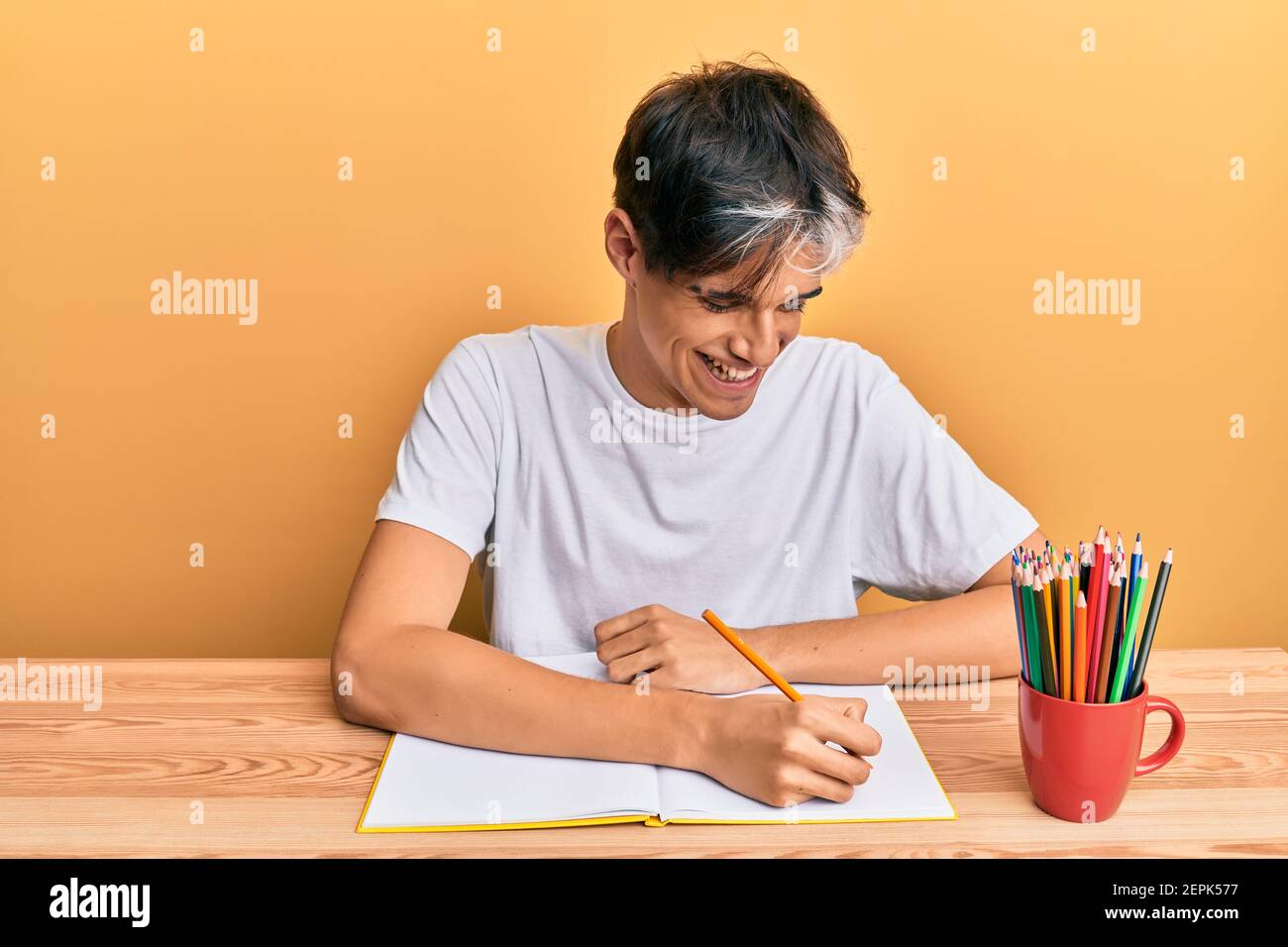 Man laughing hard book hi-res stock photography and images - Alamy