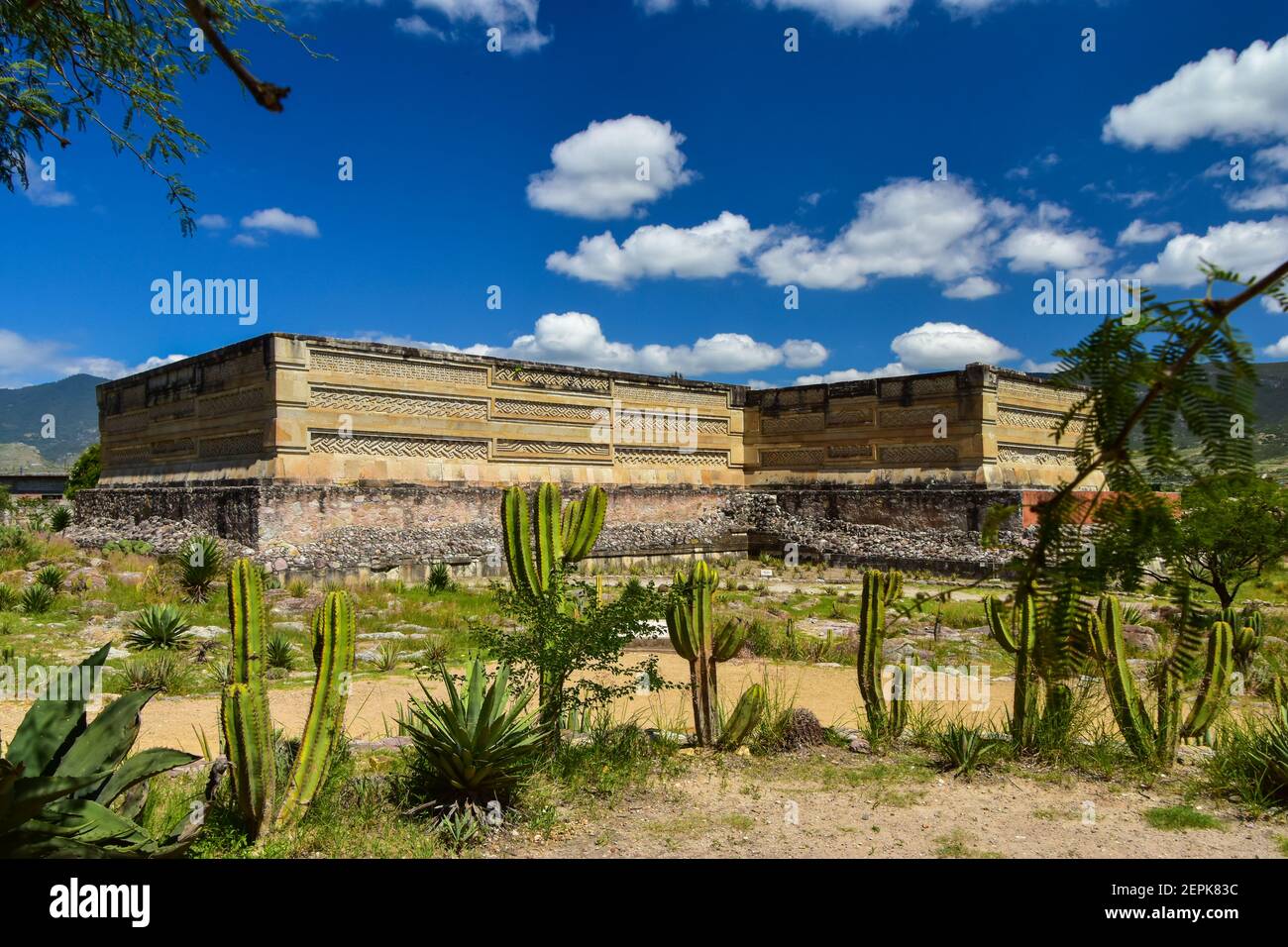 Mitla columns hi-res stock photography and images - Alamy