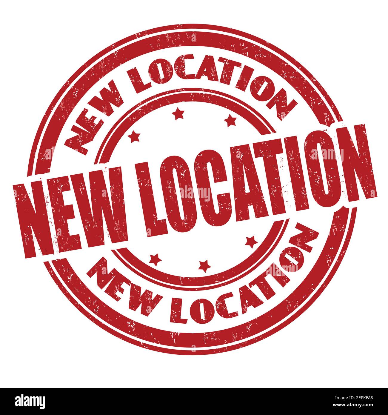 New location grunge rubber stamp on white background, vector ...