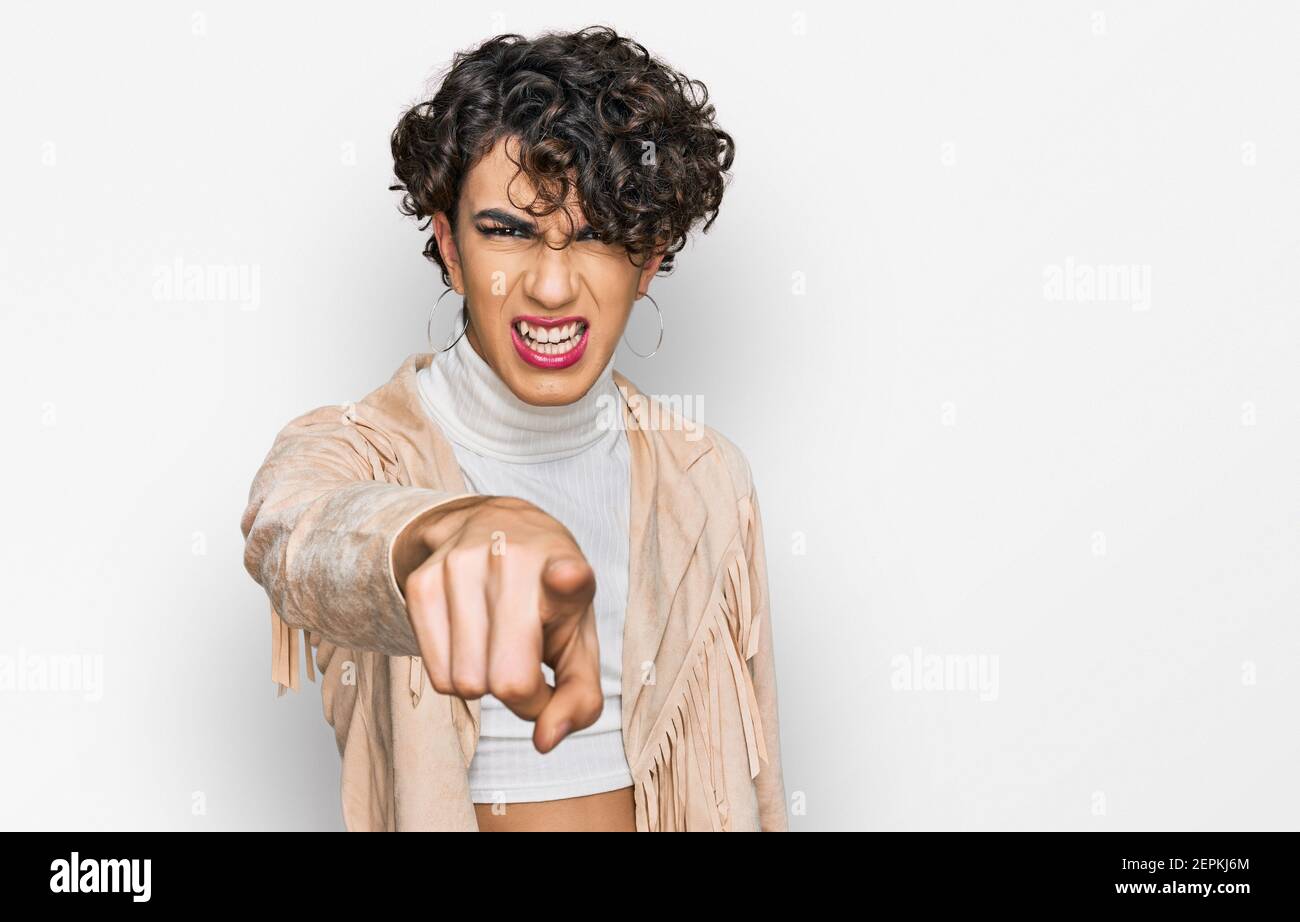 Man wearing lipstick hi-res stock photography and images - Alamy