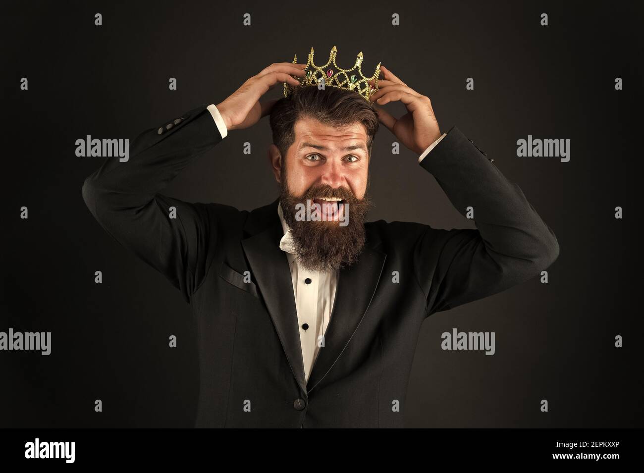 wow. wearing symbol of victory. best in business. formal event for ...