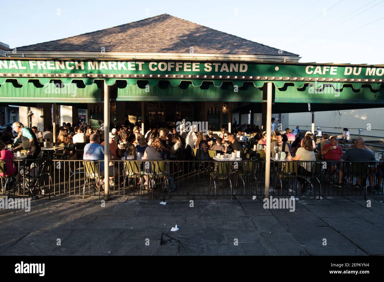 Cafe Du Monde, a beloved New Orleans institution, adding to the lively ...