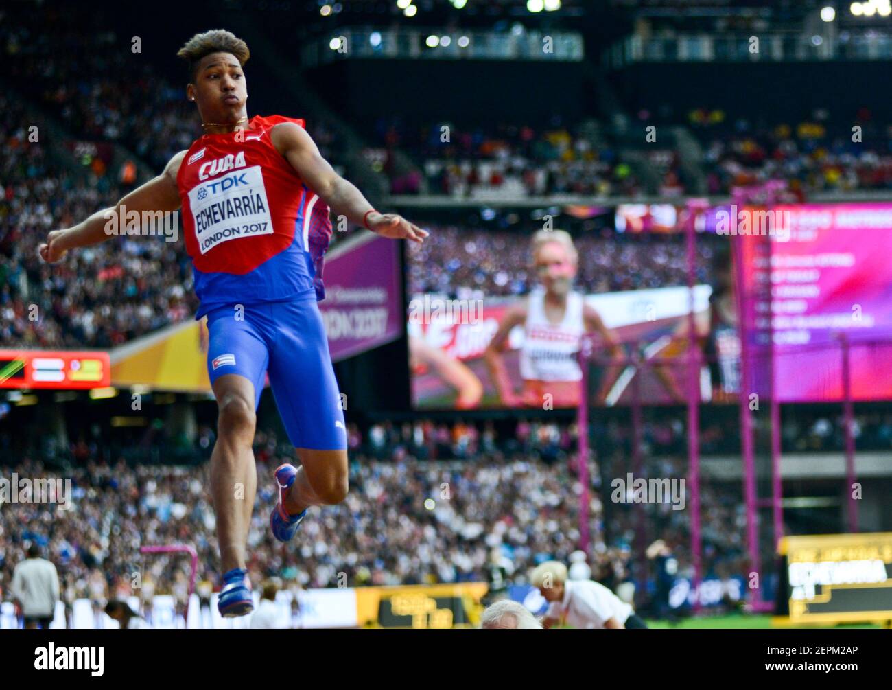 Juan Miguel Echevarria (Cuba). Long Jump. IAAF World Athletics ...