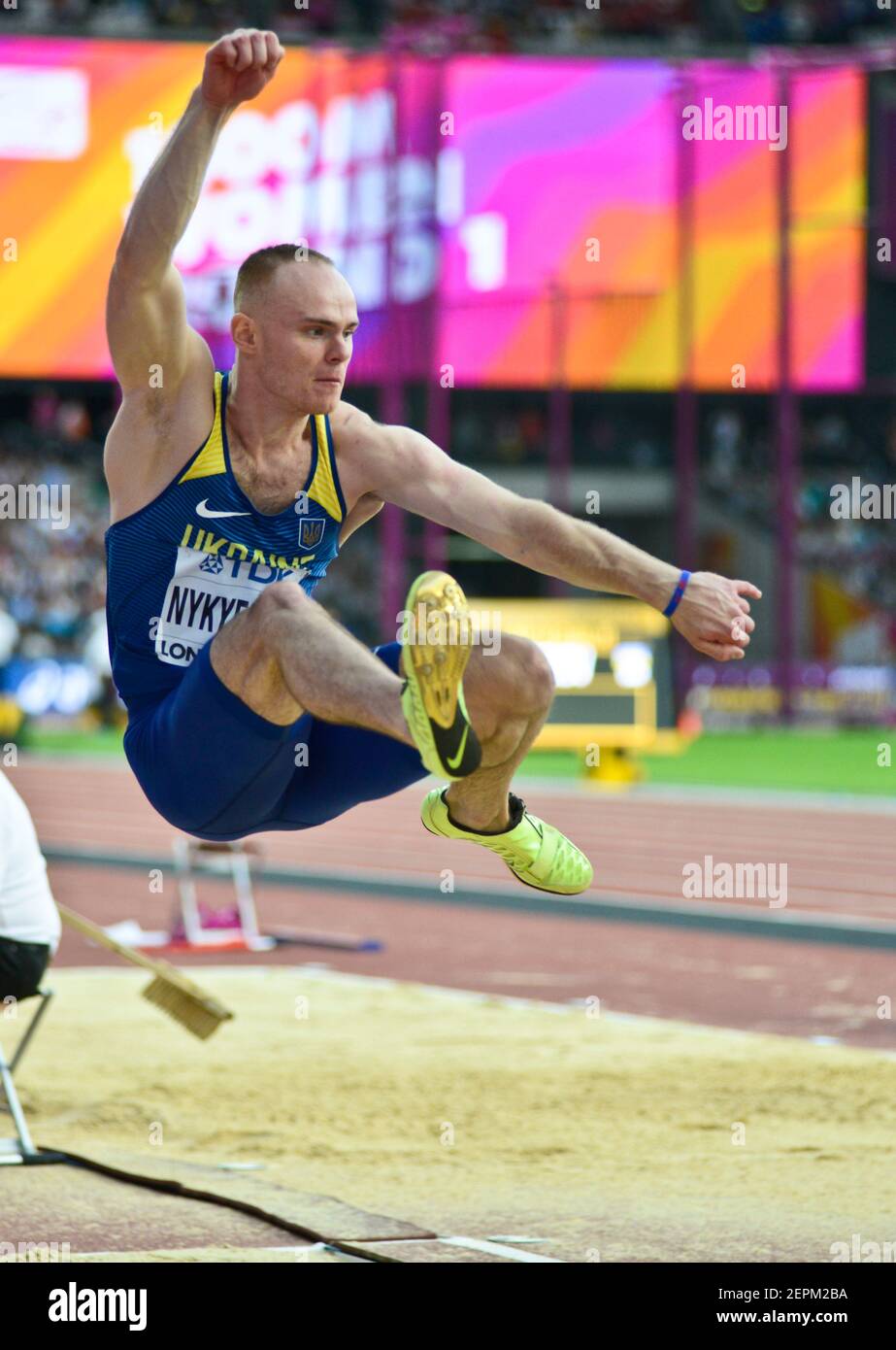 Serhiy Nykyforov (Ukraine). Long Jump. IAAF World Athletics ...