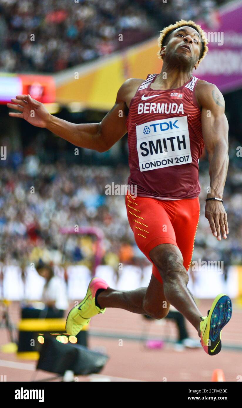 Tyrone Smith (Bermuda). Long Jump. IAAF World Athletics Championships, London 2017 Stock Photo ...