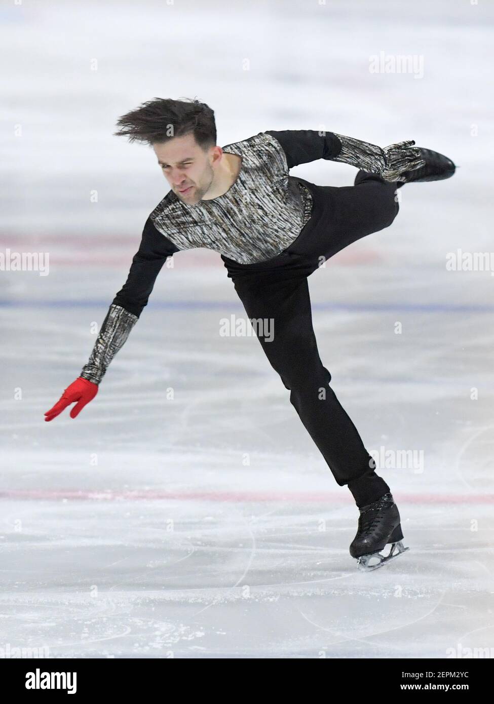 THE HAGUE, NETHERLANDS - FEBRUARY 27: Burak Demirboga of Turkey ...