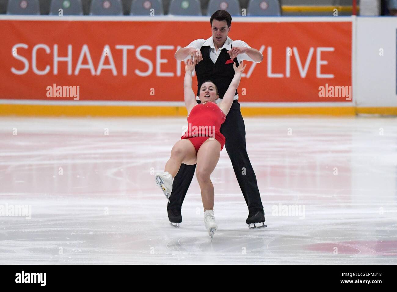 THE HAGUE, NETHERLANDS - FEBRUARY 27: Alexandra Herbrikova and Nicolas ...