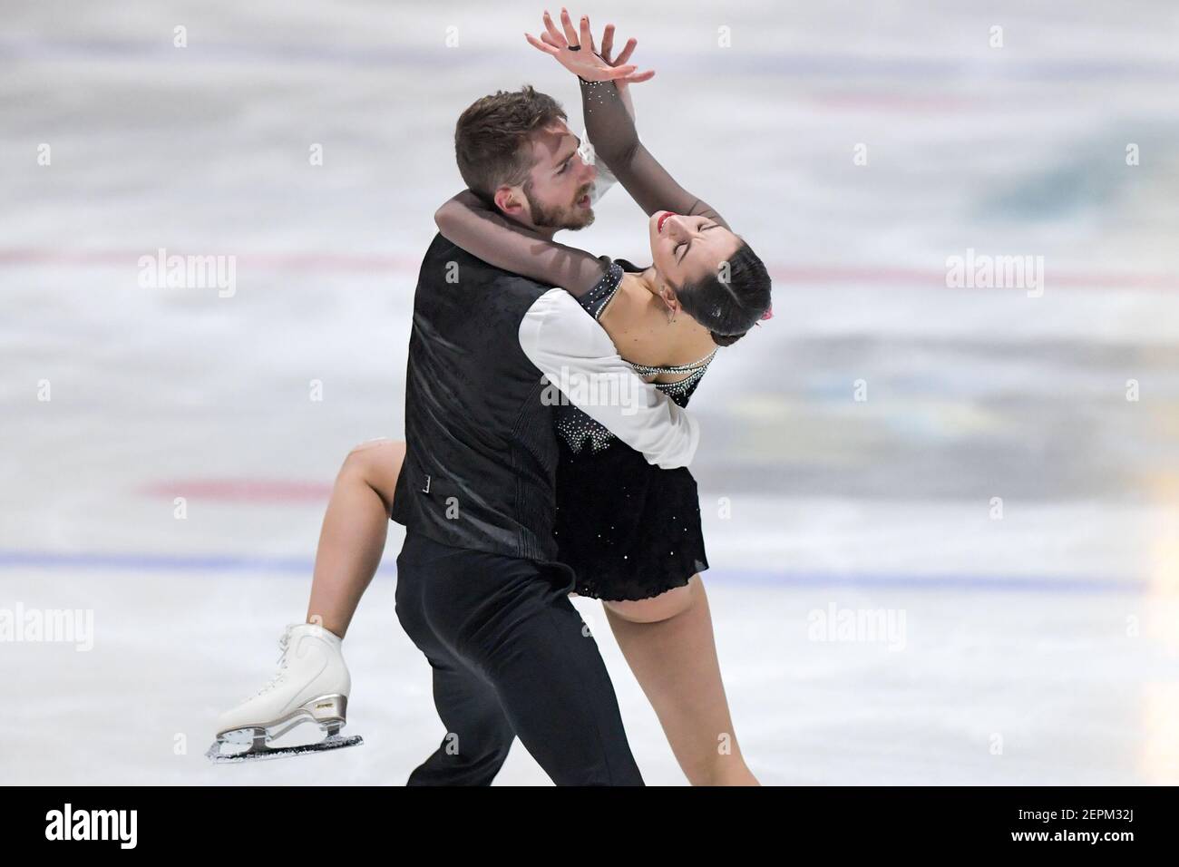 THE HAGUE, NETHERLANDS - FEBRUARY 27: Sara Conti and Niccolo Macii of ...
