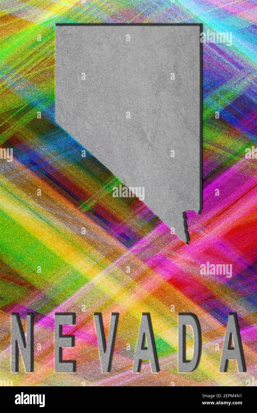 Political map of nevada hi-res stock photography and images - Alamy