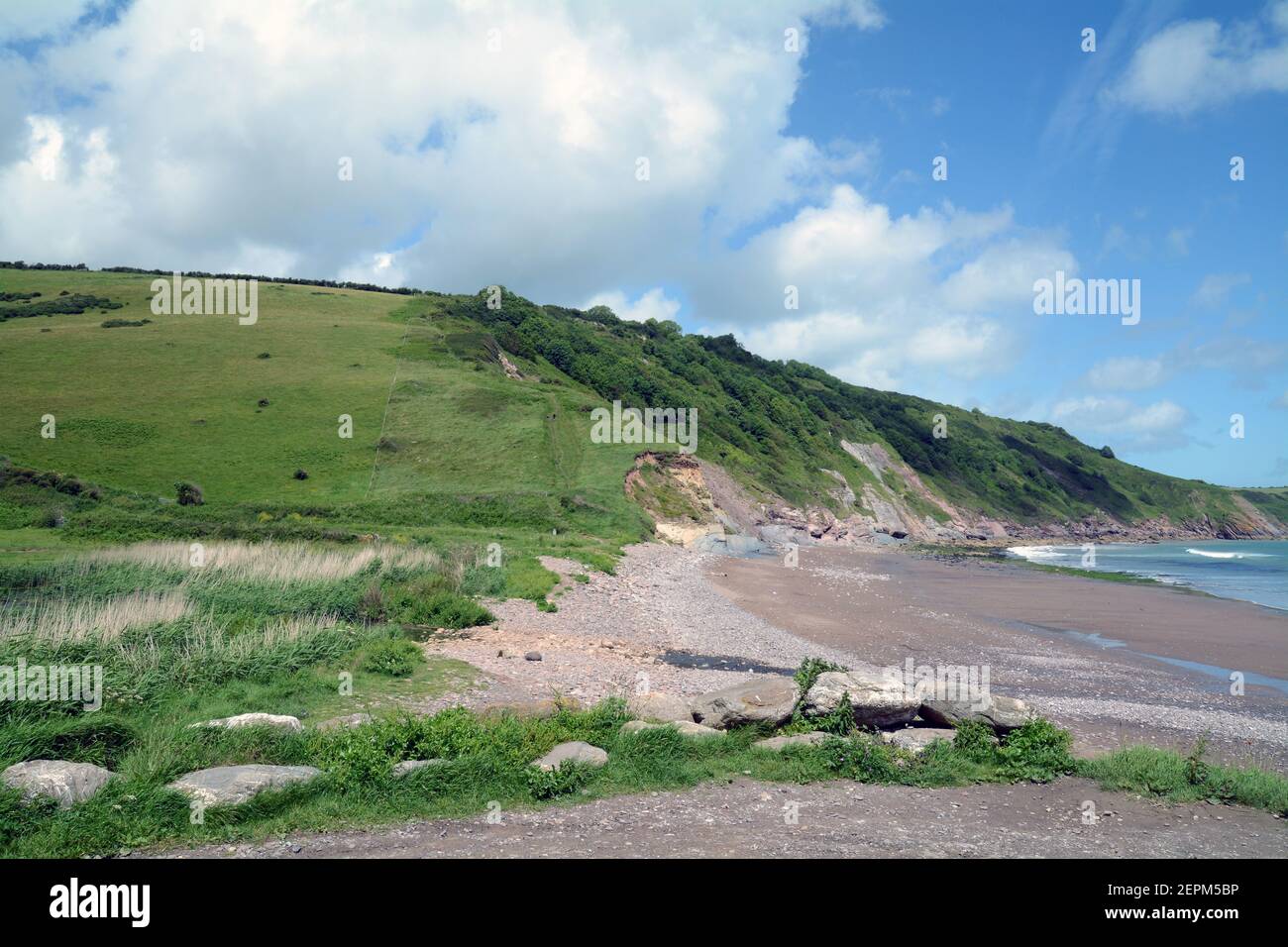 Devon coastal path walking hi-res stock photography and images - Alamy