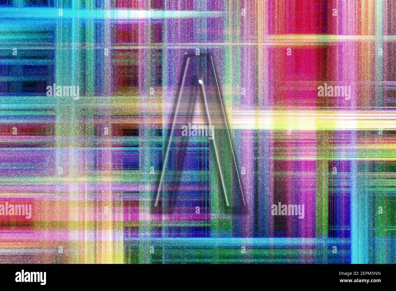 Lambda sign. Lambda letter, Greek alphabet Symbol, colorful checkered ...