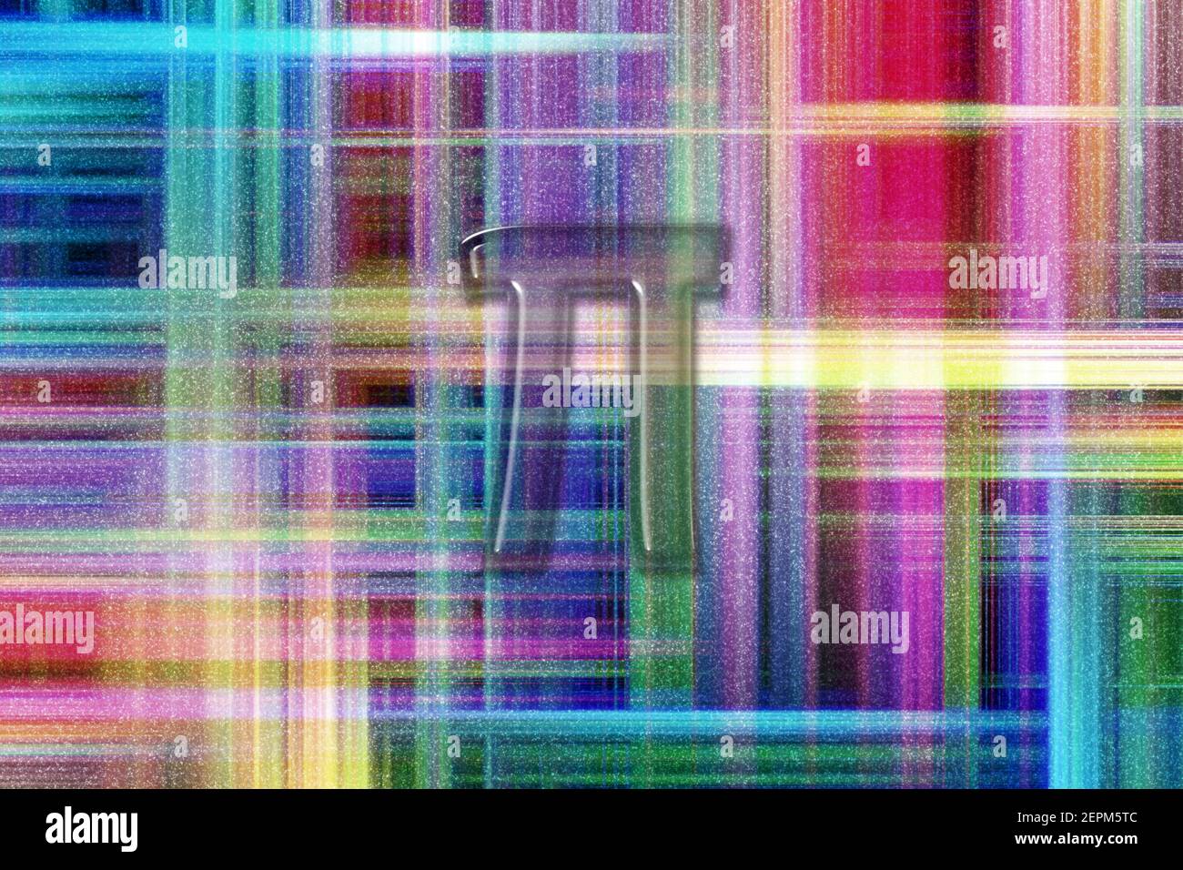 Pi sign. Pi letter, Greek alphabet Symbol, colorful checkered ...