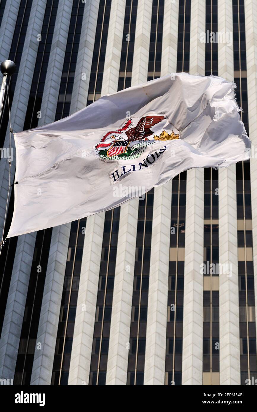 Illinois state flag hi-res stock photography and images - Alamy