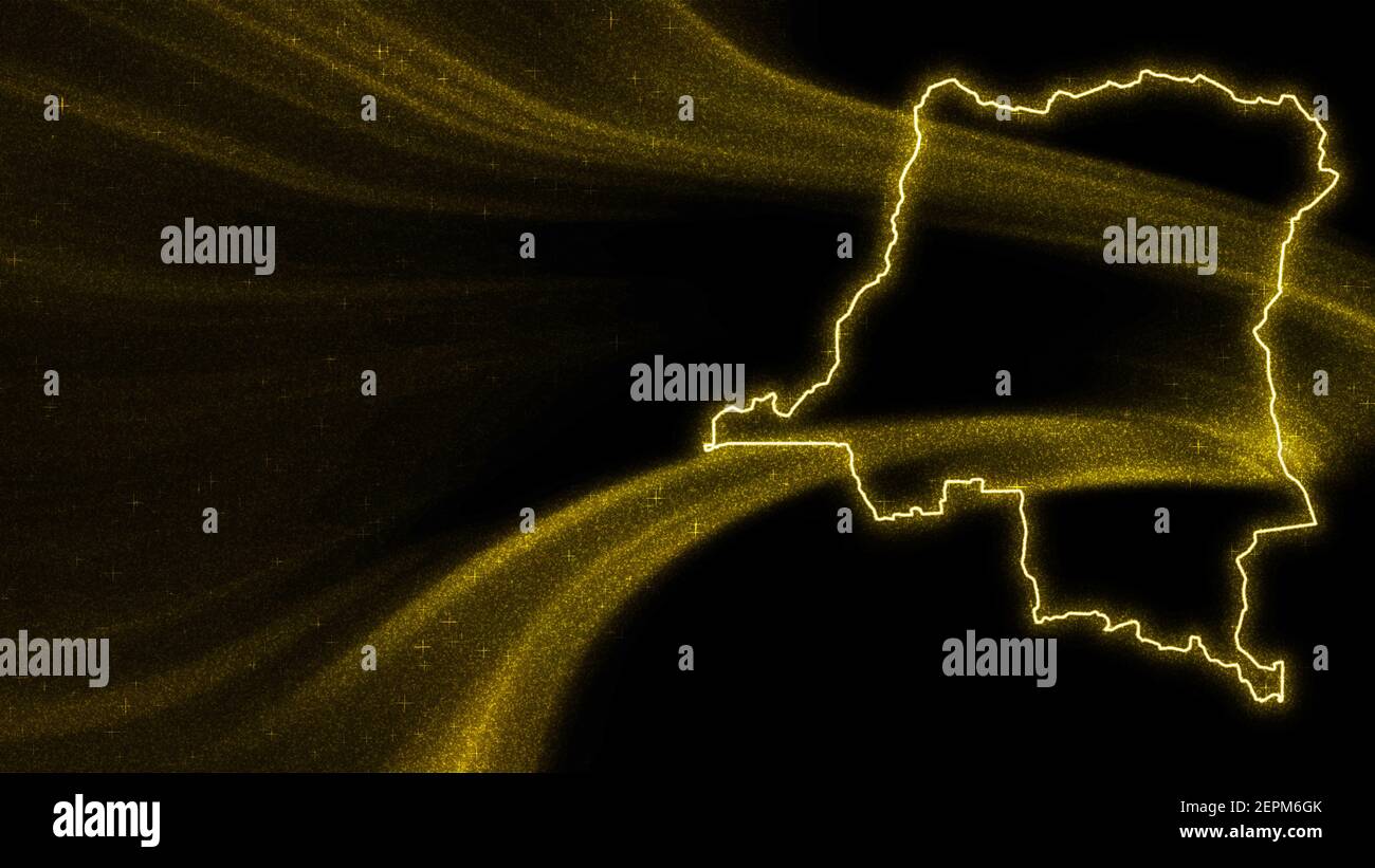 Dr congo gold map hi-res stock photography and images - Alamy