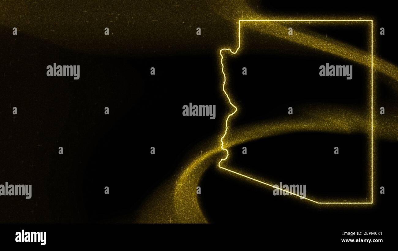 Arizona gold map hi-res stock photography and images - Alamy