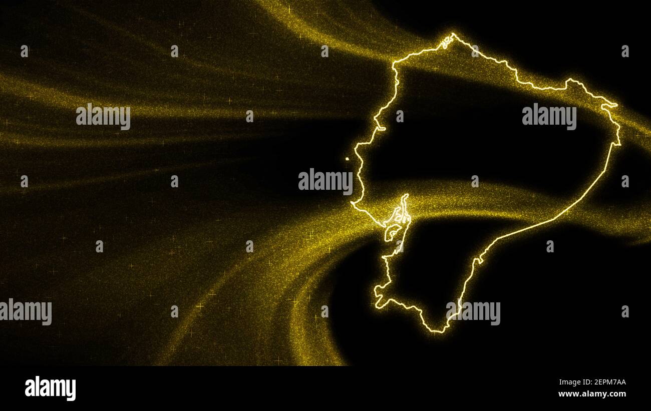 Map ecuador on dark hi-res stock photography and images - Alamy